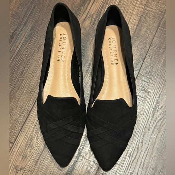Journee Collection | Shoes | Journee Collection Womens Black Pointed ...